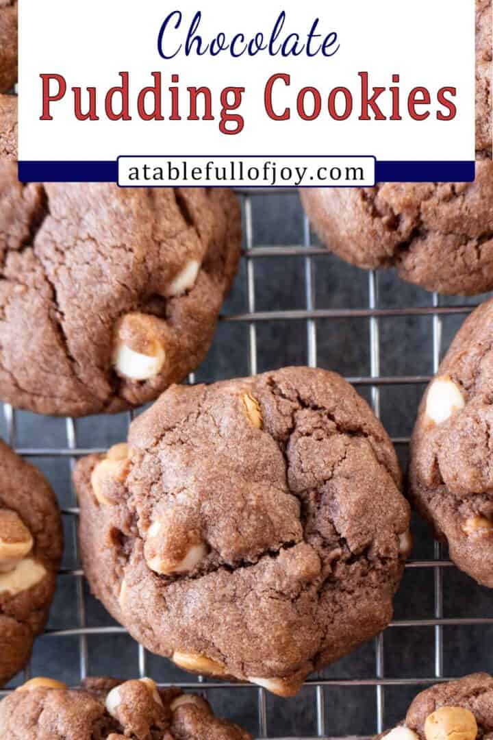 The BEST Chocolate Pudding Cookies | Easy, Soft, & Chewy