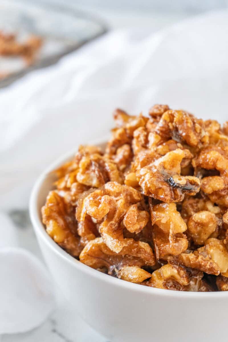 Easy Candied Walnuts in less than 15 Minutes | Only 4 Ingredients