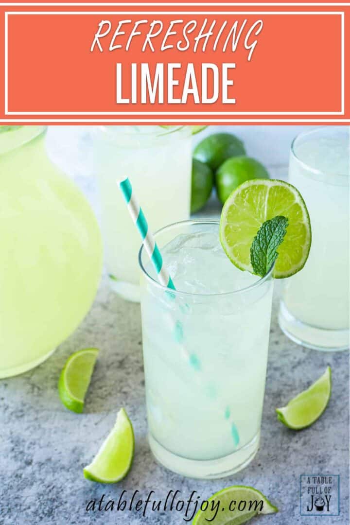 Homemade Limeade Recipe • A Table Full Of Joy
