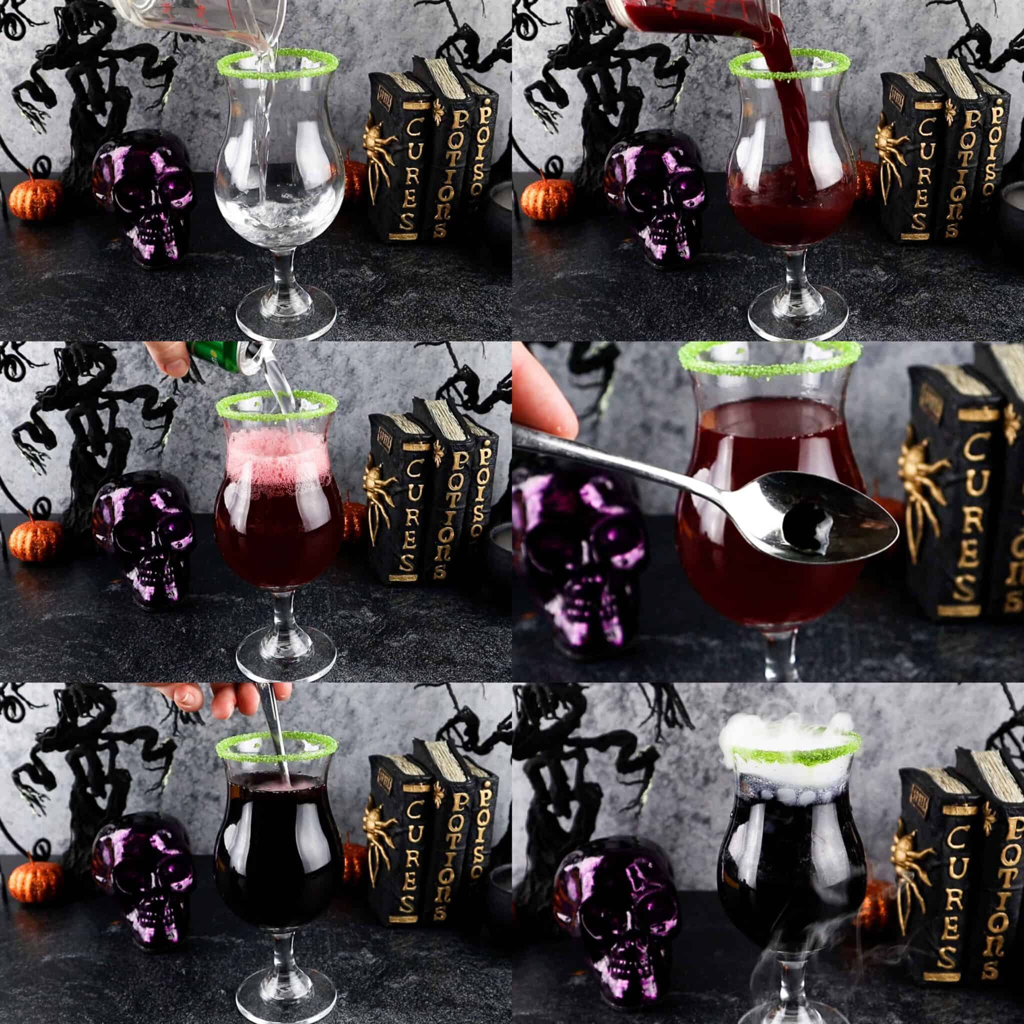 Easy Cauldron Cocktail | Halloween Drink, Ready in 5 minutes!