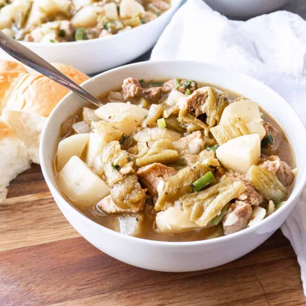 The BEST New Mexico Green Chile Stew - Easy and Authentic!