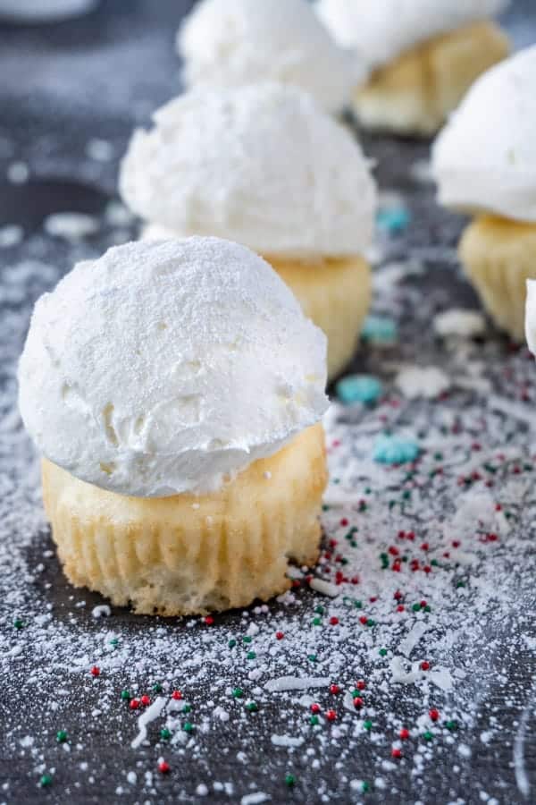 Snowball Cupcakes • A Table Full Of Joy