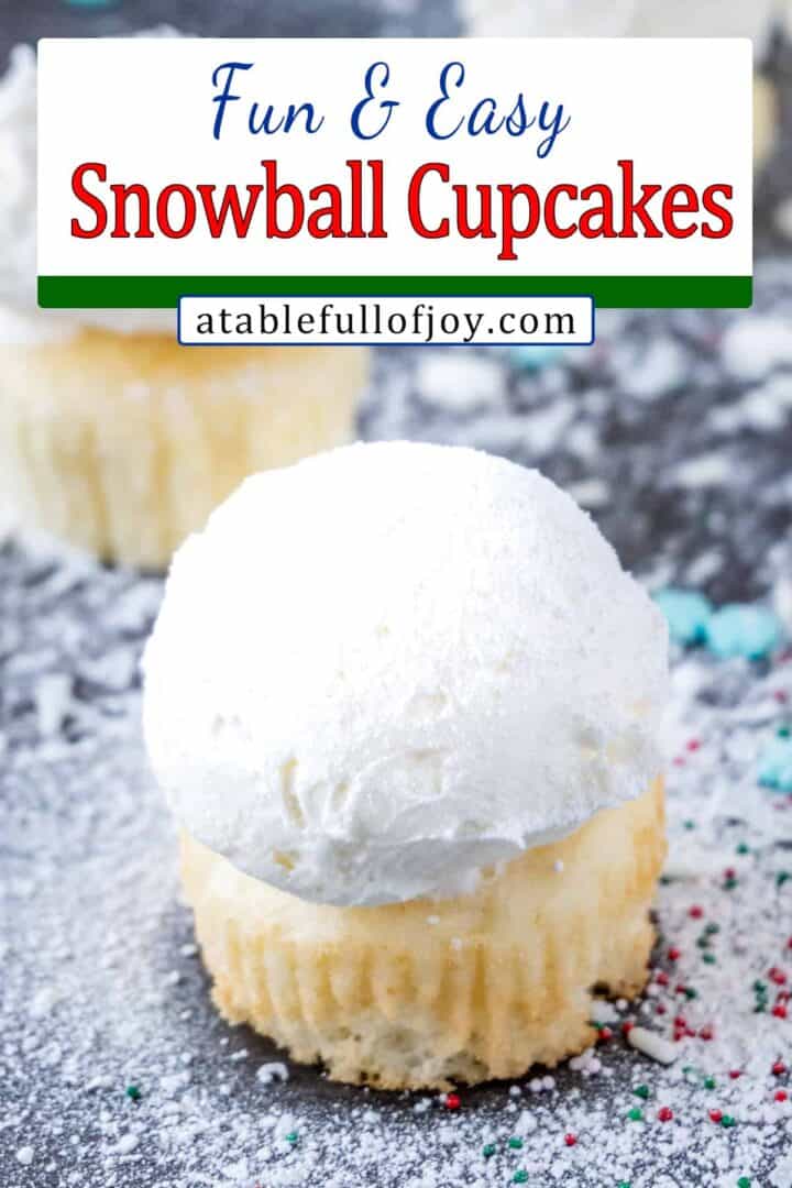 The Best Snowball Cupcakes | Easy and Delicious!