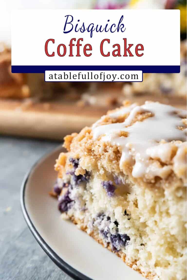 Bisquick Blueberry Coffee Cake Recipe • A Table Full Of Joy