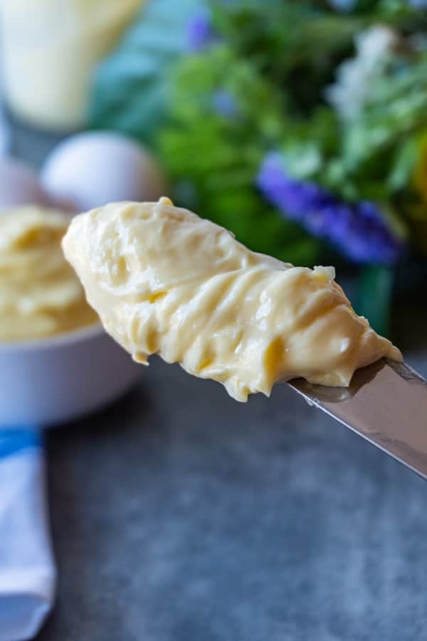 Easy Homemade Mayo Recipe • A Table Full Of Joy