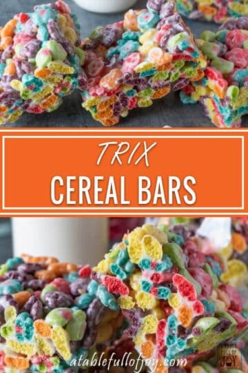 Trix Cereal Bars • A Table Full Of Joy