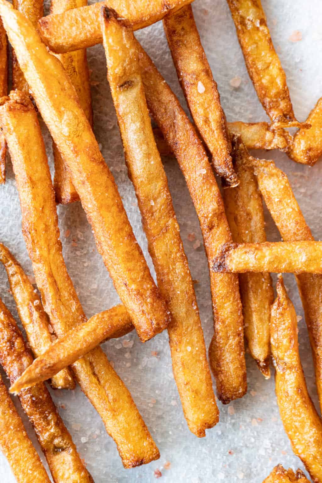 The BEST Homemade Fries- Baked or Fried, Crispy and Tasty!
