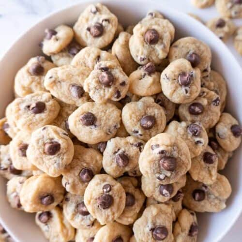 Mini Chocolate Chip Cookies • A Table Full Of Joy