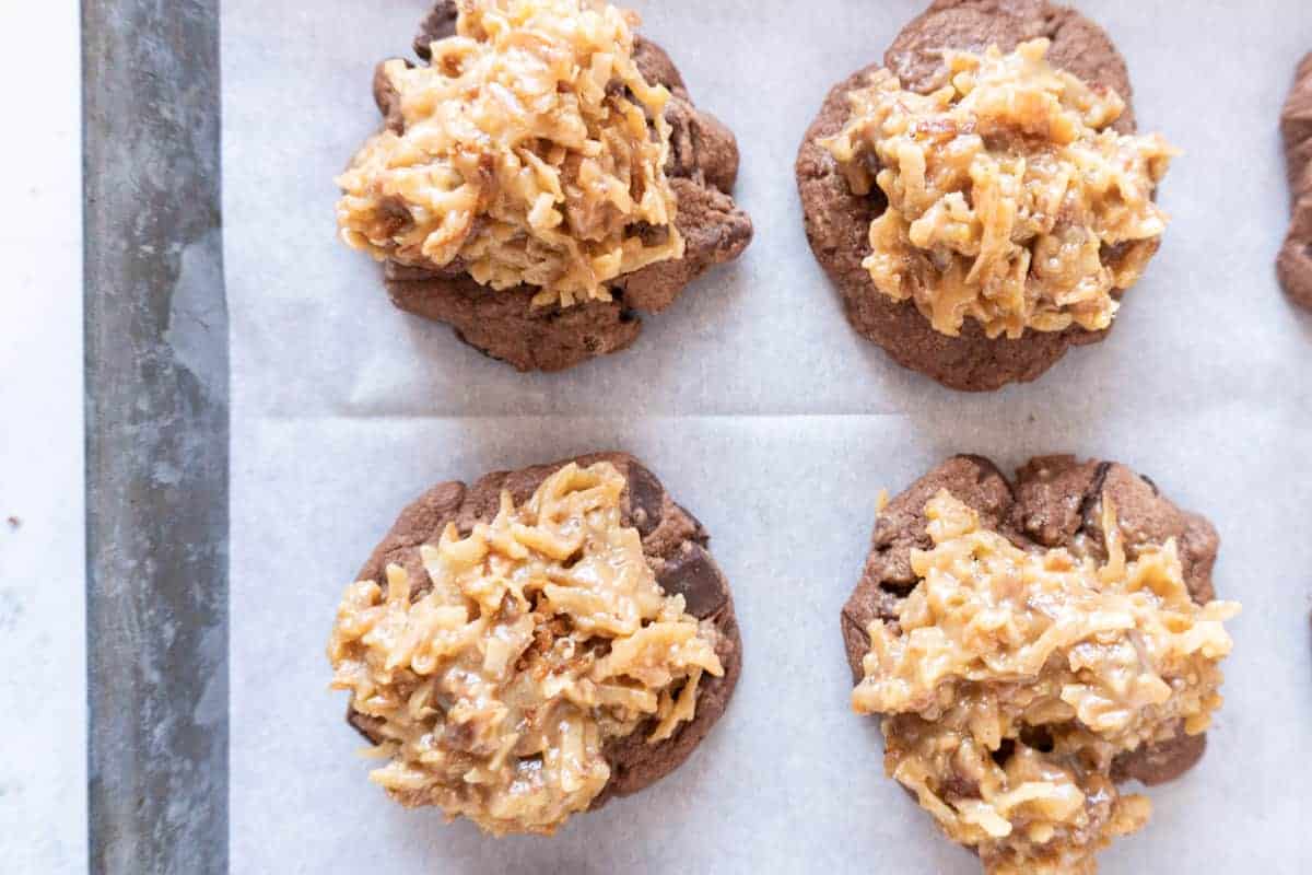 German Chocolate Cookies • A Table Full Of Joy