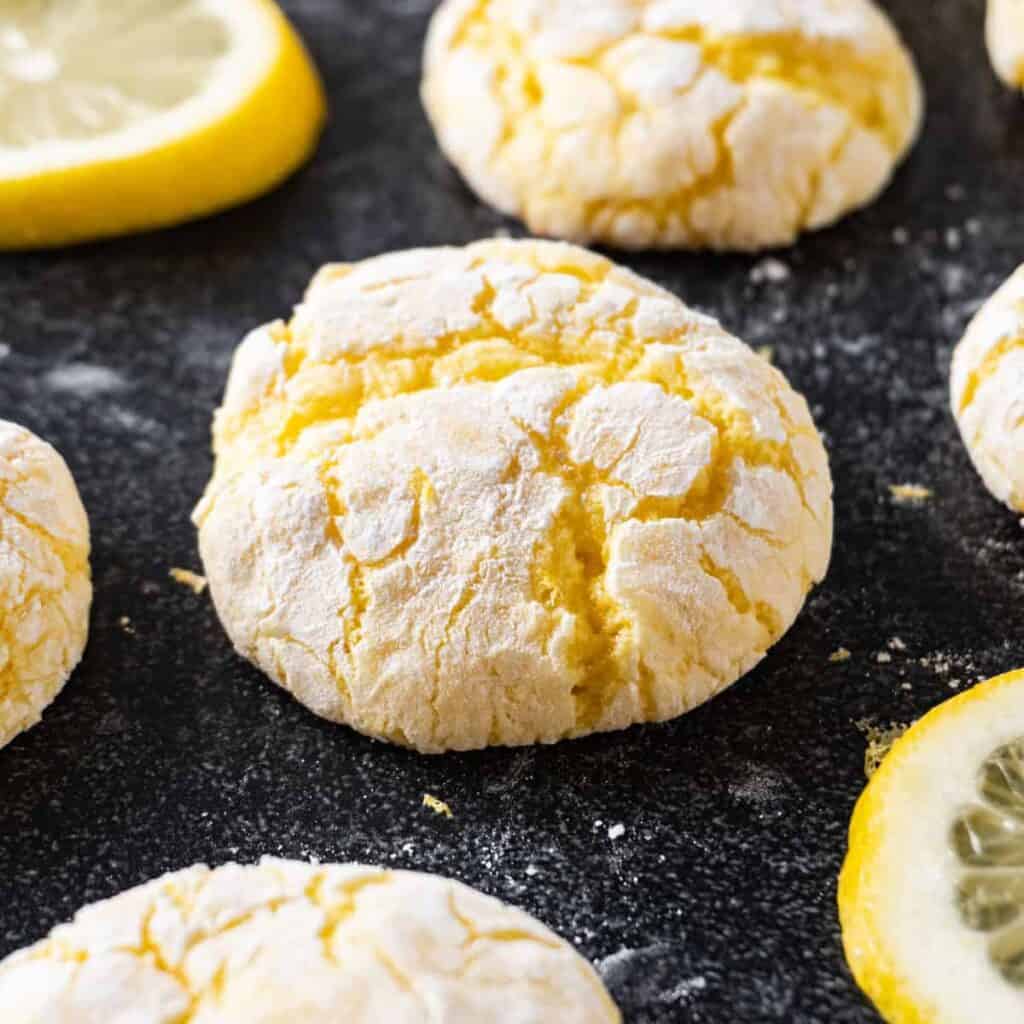 The BEST Lemon Cake Cookies | Super Easy and Only 4 Ingredients