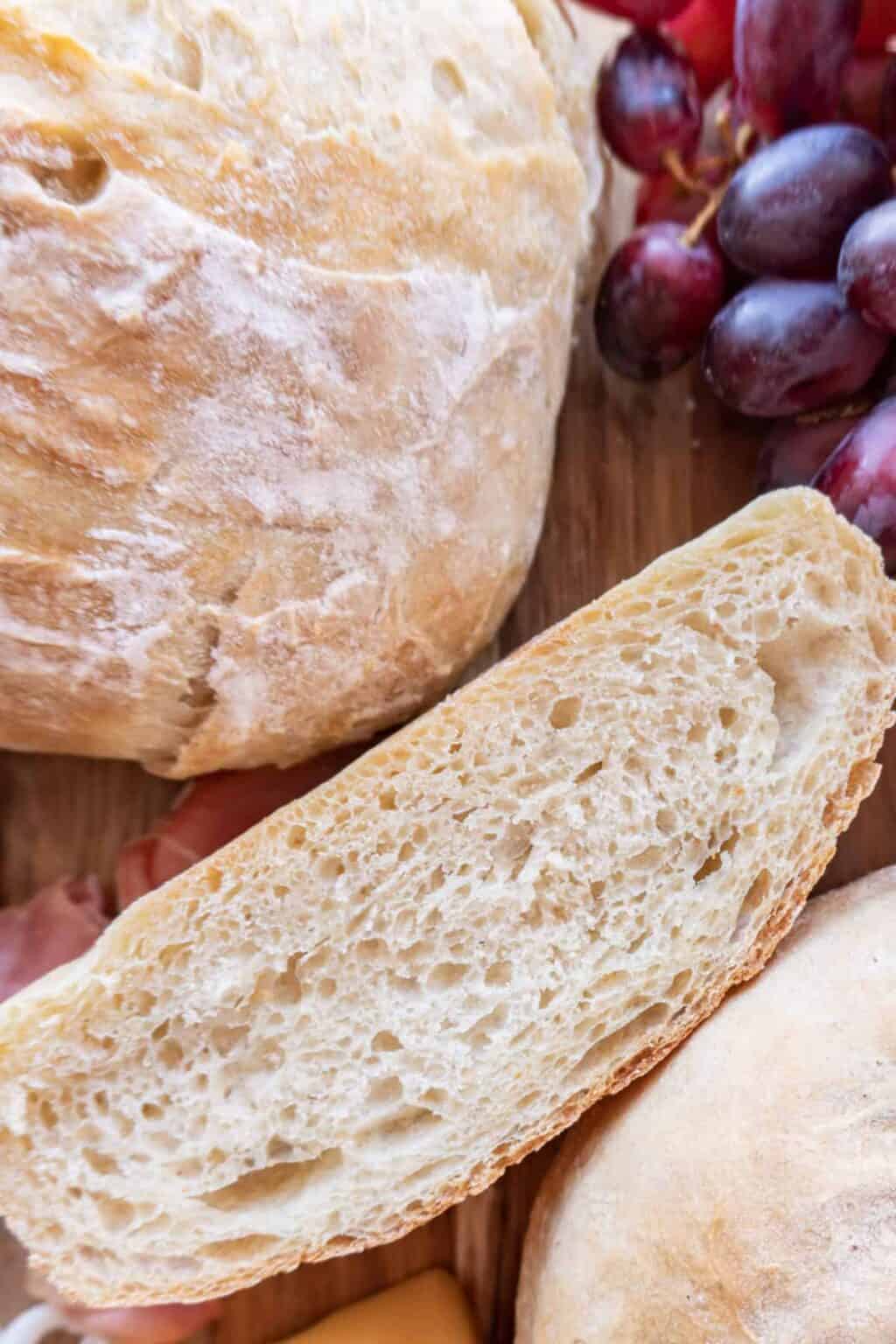No Knead Bread without a Dutch Oven | Only 5 ingredients for rustic bread!