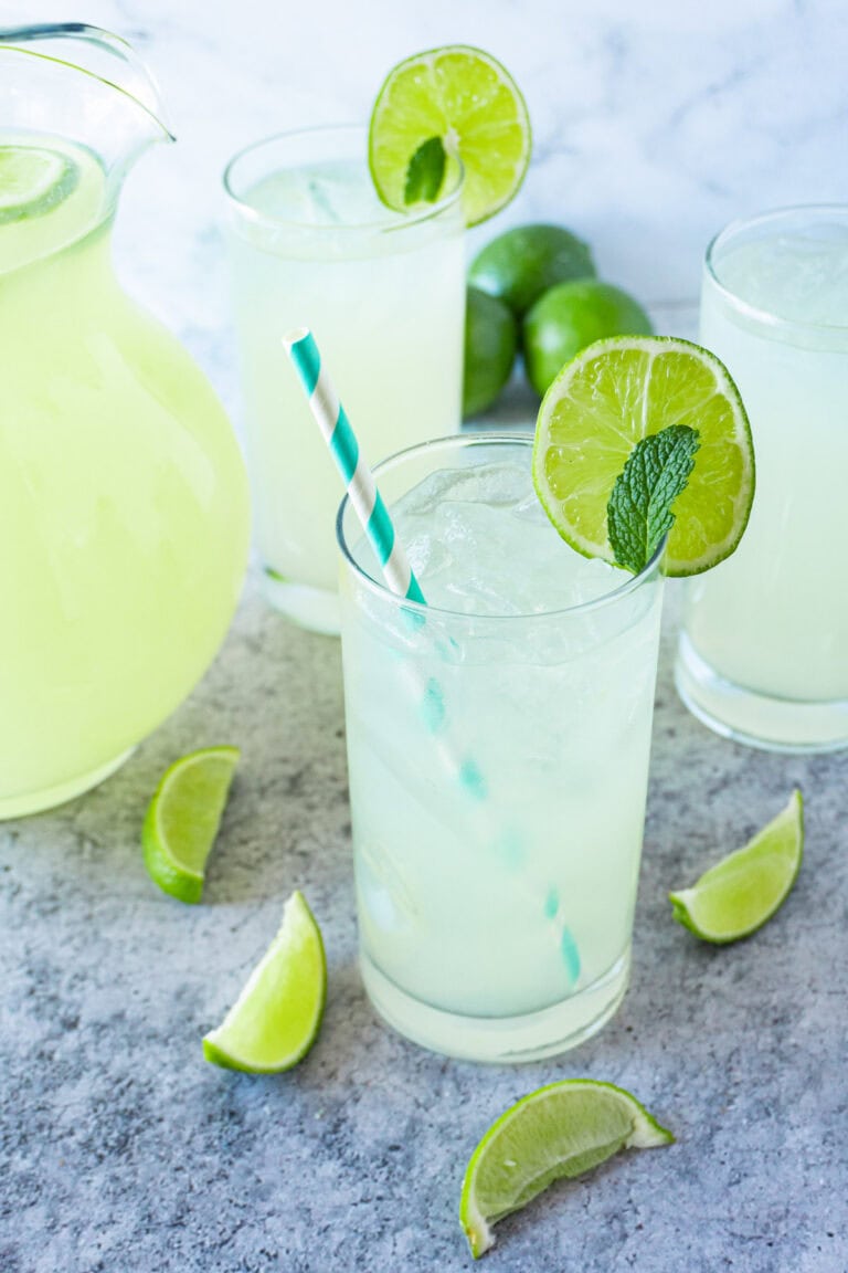 Homemade Limeade Recipe • A Table Full Of Joy