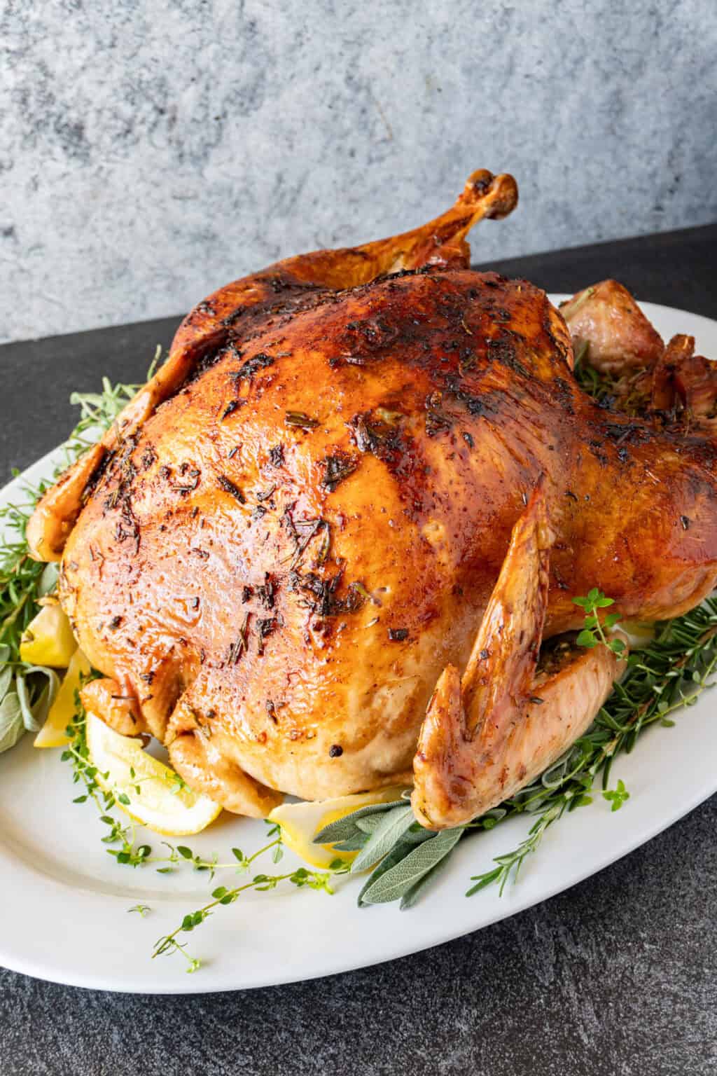Herb Butter Turkey Recipe • A Table Full Of Joy