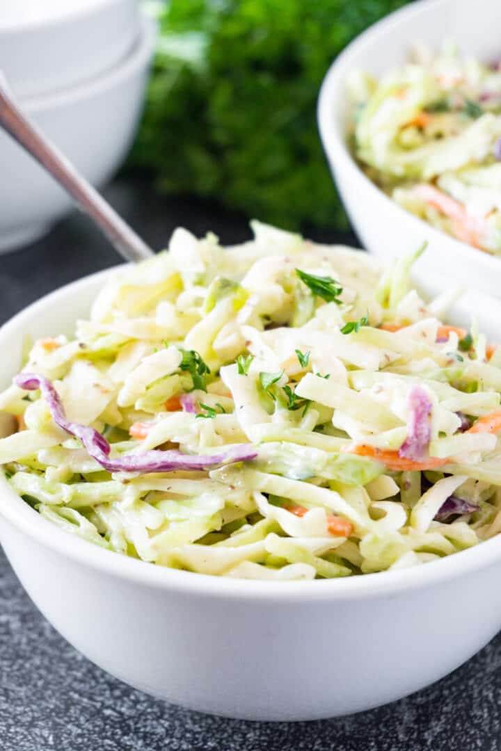 The BEST Broccoli Slaw | Make in less that 5 minutes