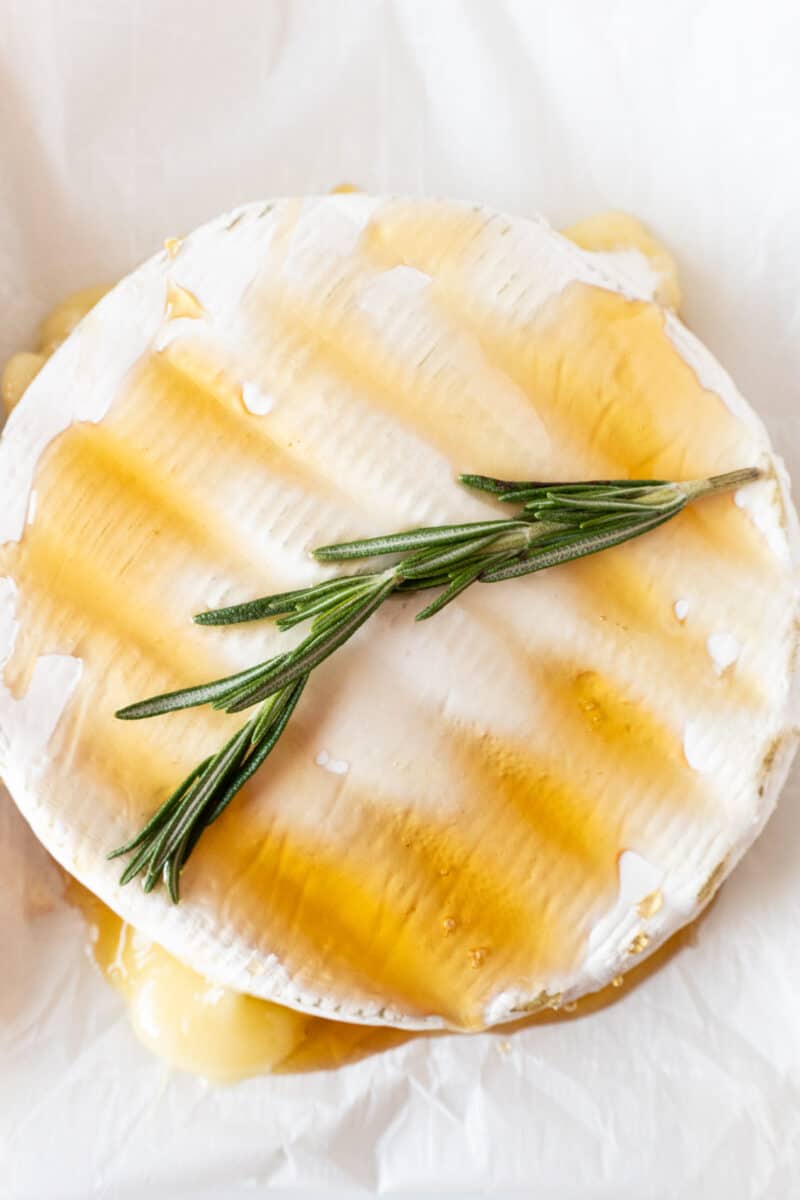 Easy Baked Brie with Honey Recipe • A Table Full Of Joy