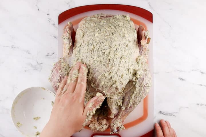 Herb Butter Turkey Recipe • A Table Full Of Joy