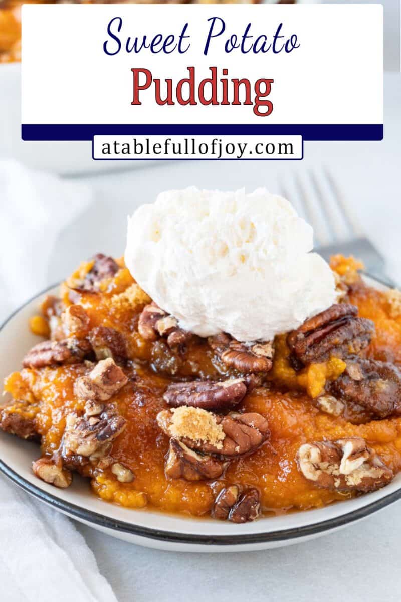 The BEST Sweet Potato Pudding - Easy to make and extra tasty!