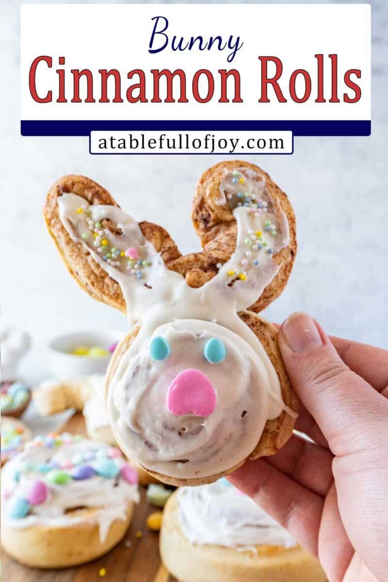 The BEST Bunny Cinnamon Rolls - Ready in Less Than 15 minutes!