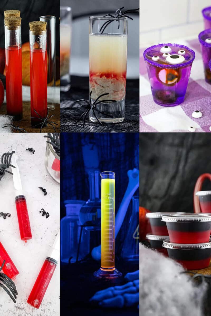 Halloween Shots - Syringe, Jello, Brains, Glow in the Dark & More!