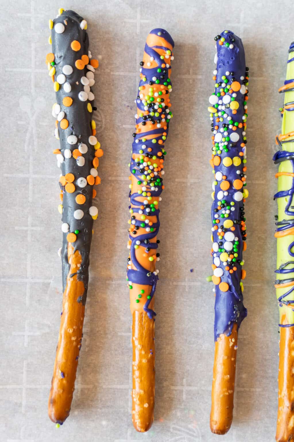 Halloween Pretzel Rods • A Table Full Of Joy