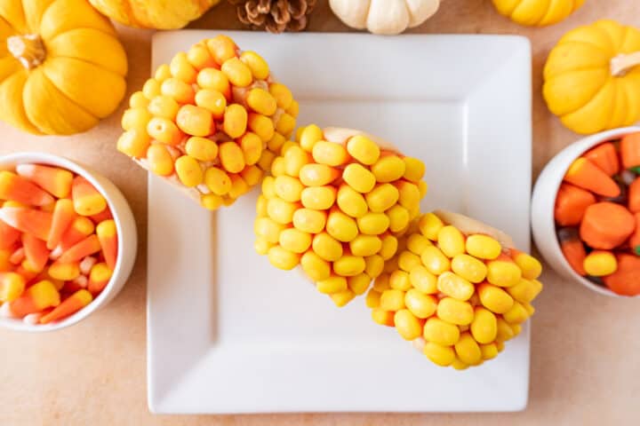 Candy Corn on the Cob- Fun & Easy!