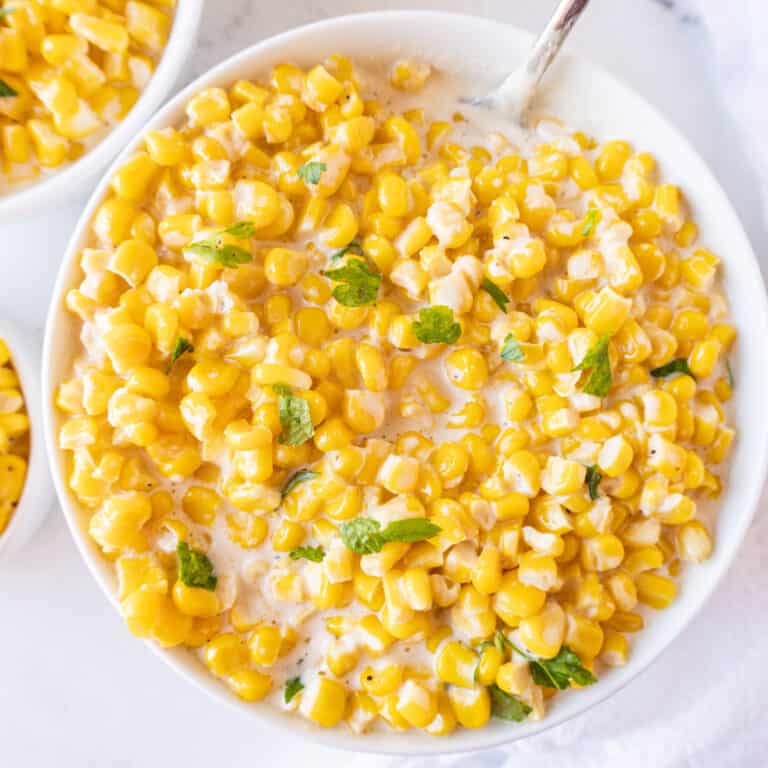 The BEST Thanksgiving Corn Recipe- Ready in 15 min!