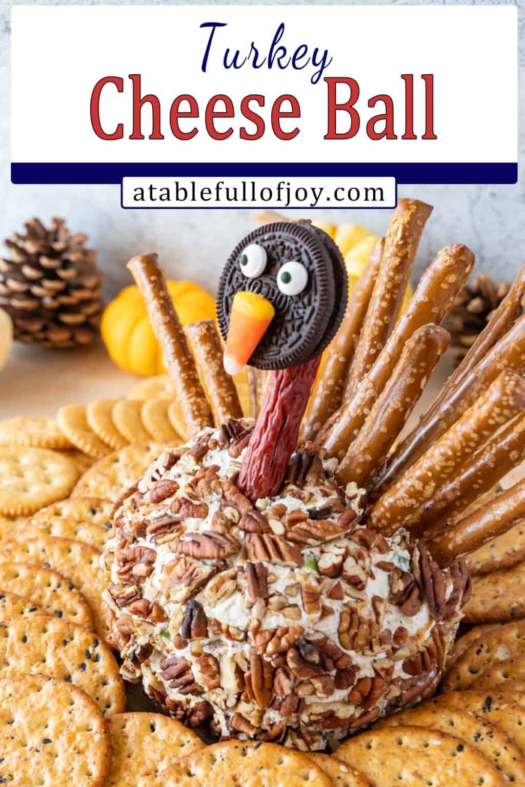 Easy Turkey Cheese Ball - Tasty and comes together fast!