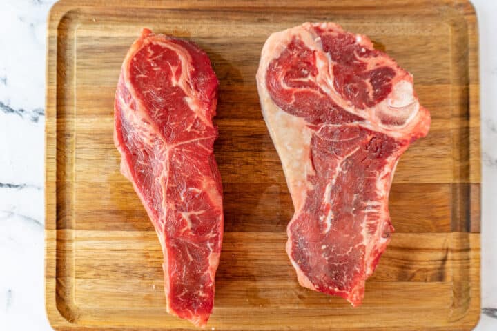 New York Strip vs Ribeye • A Table Full Of Joy