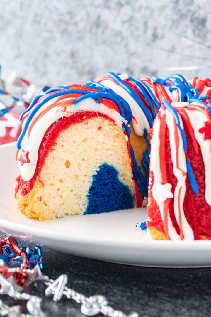 Red White and Blue Cake • A Table Full Of Joy