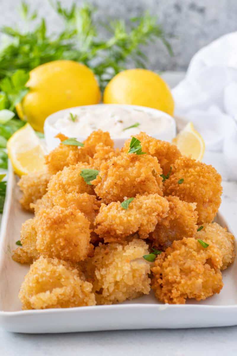 The BEST Fried Scallops- Crispy, Delicious, & Easy to Make • A Table ...
