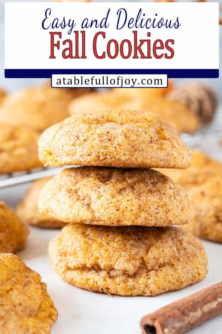 Easy Fall Cookies - Light, Fluffy, and Pumpkin!