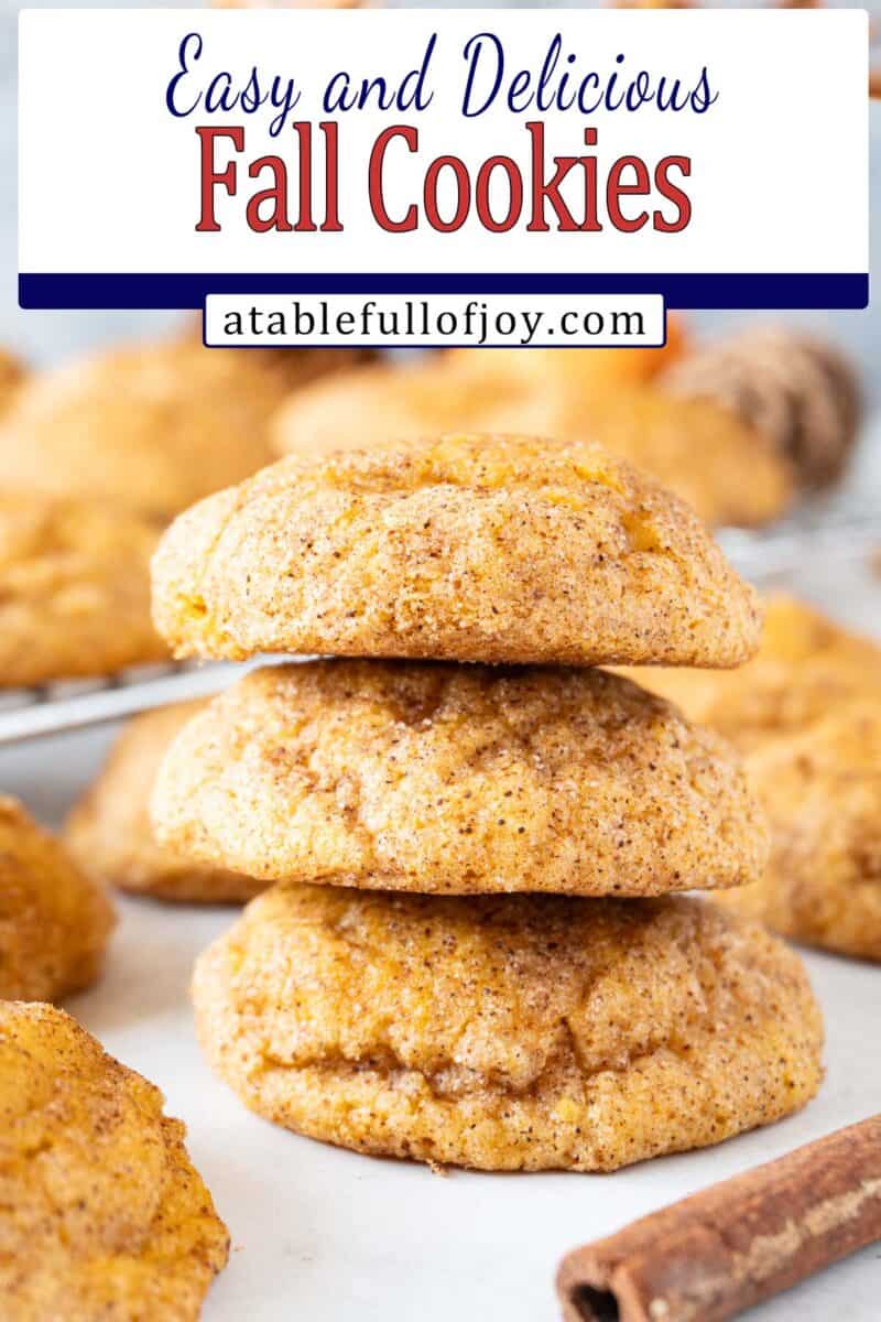 Easy Fall Cookies - Light, Fluffy, and Pumpkin!