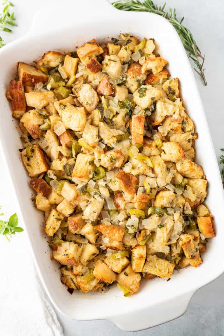 The BEST Homemade Stuffing - Easy, Flavorful, Delicious