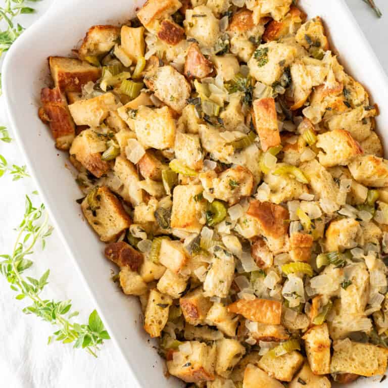 The BEST Homemade Stuffing - Easy, Flavorful, Delicious