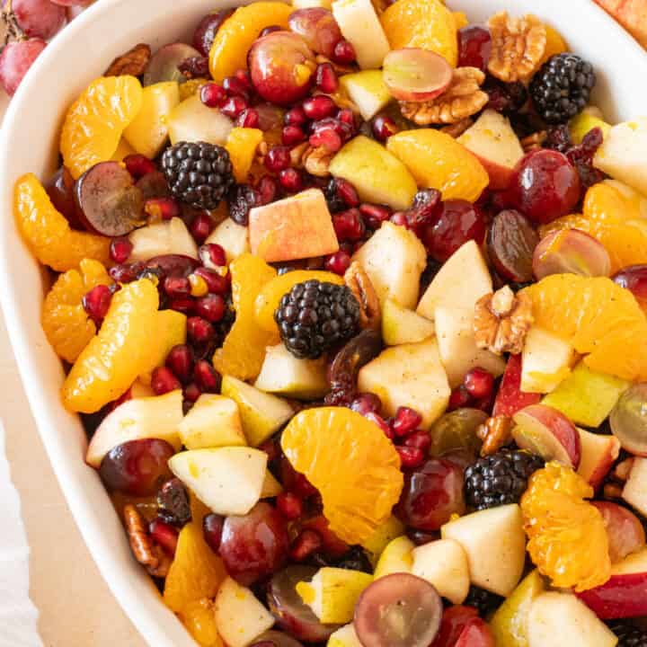 The BEST Thanksgiving Fruit Salad - Easy & Delicious!