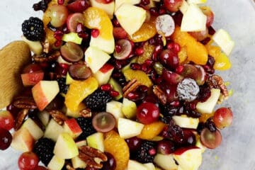 Thanksgiving Fruit Salad (Fall Fruit Salad) • A Table Full Of Joy
