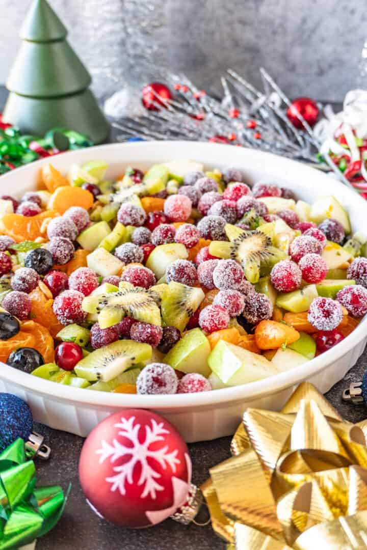 Christmas Fruit Salad • A Table Full Of Joy