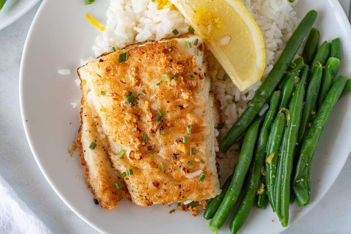 Lemon Butter Pan Fried Cod • A Table Full Of Joy