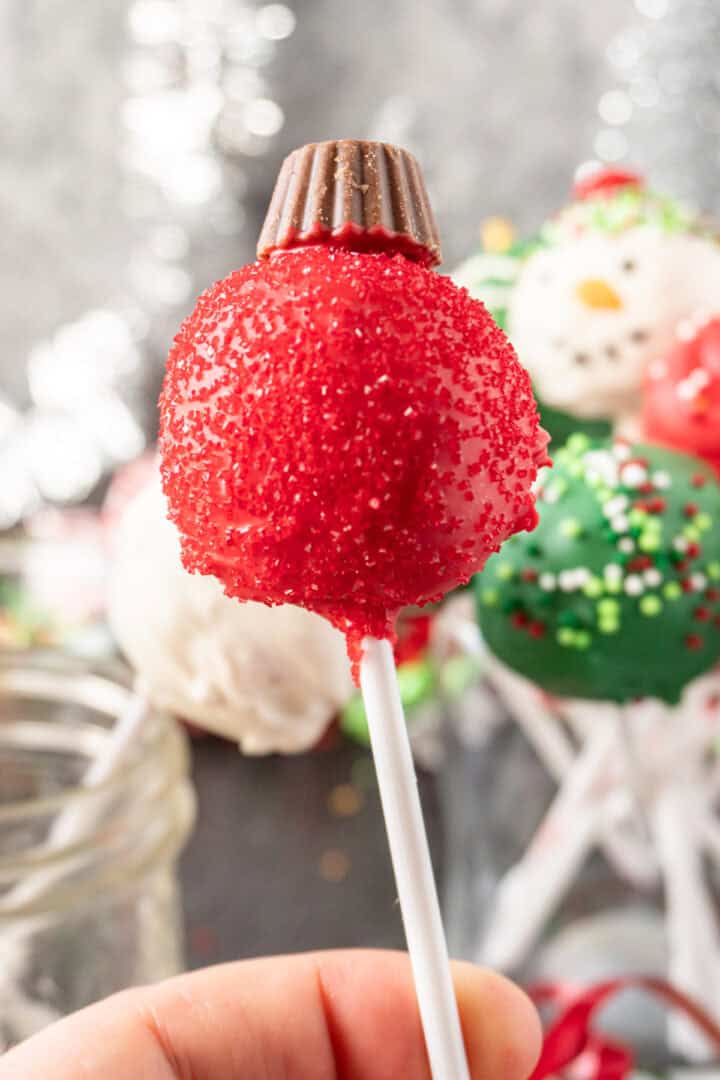 Easy Christmas Cake Pops - Step by Step Instructions!