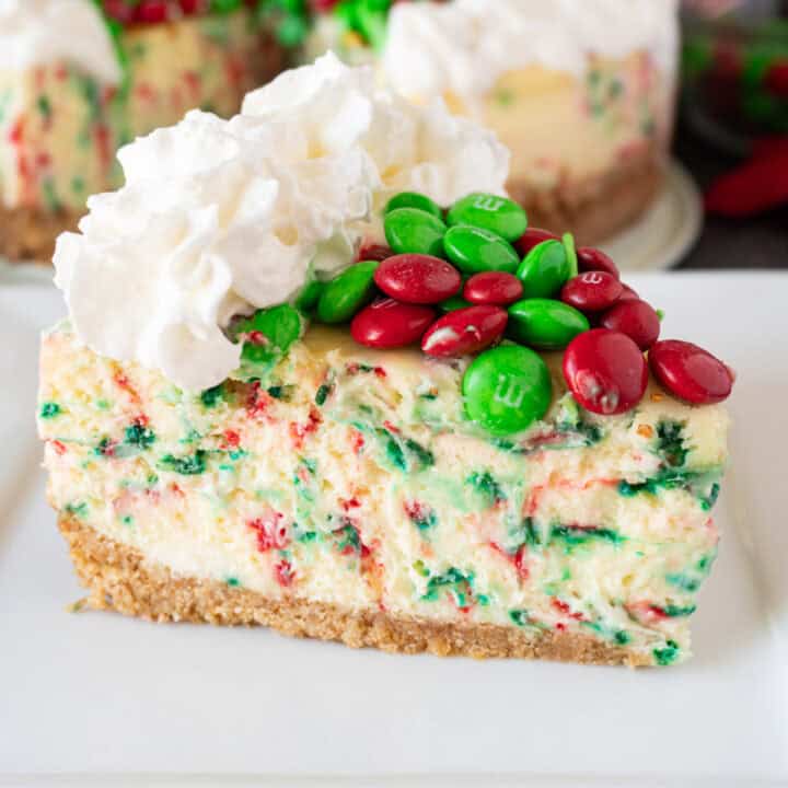 Easy Christmas Cheesecake - Easy, Delicious, & Festive!