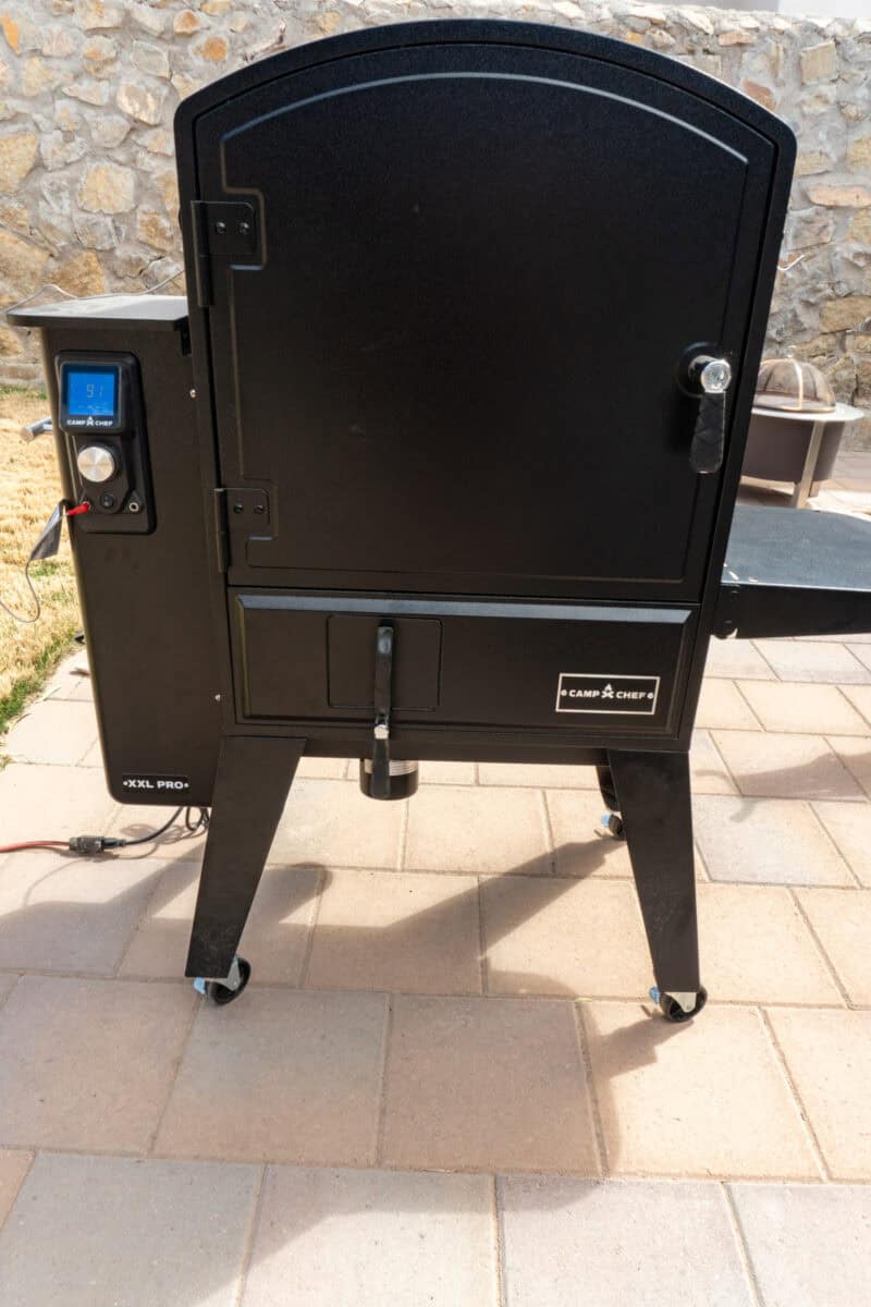 Smoked Spatchcock Turkey with a Cranberry Molasses Glaze!