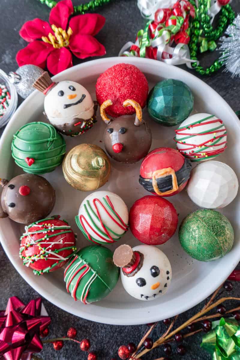 Christmas Hot Chocolate Bombs A Table Full Of Joy