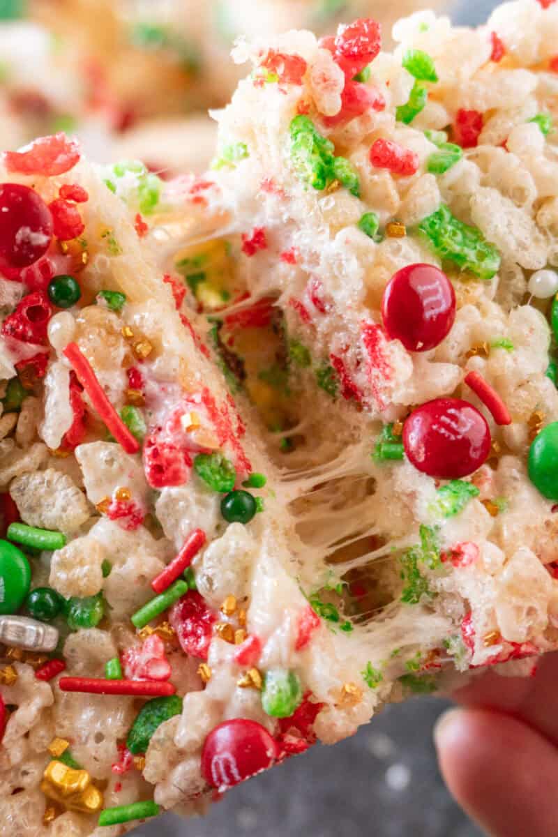 Christmas Rice Krispie Treats • A Table Full Of Joy