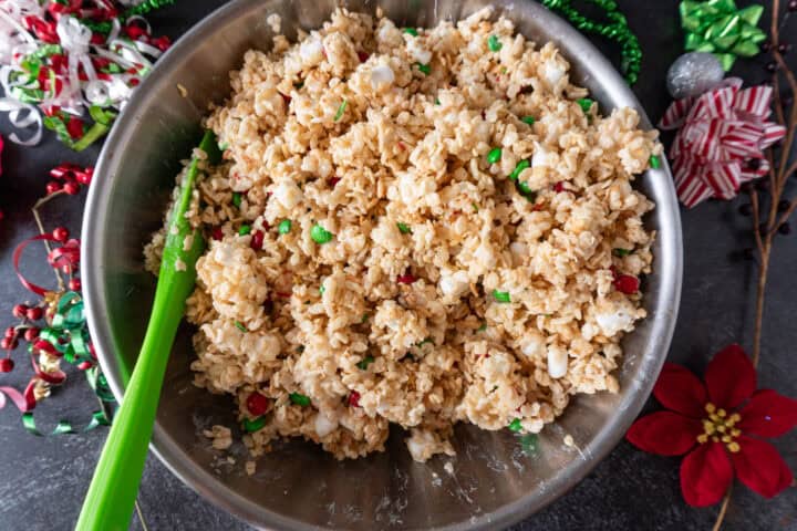 Christmas Rice Krispie Treats • A Table Full Of Joy