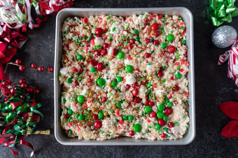 Christmas Rice Krispie Treats • A Table Full Of Joy