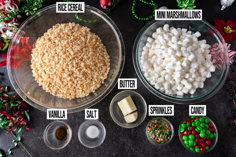 Christmas Rice Krispie Treats • A Table Full Of Joy