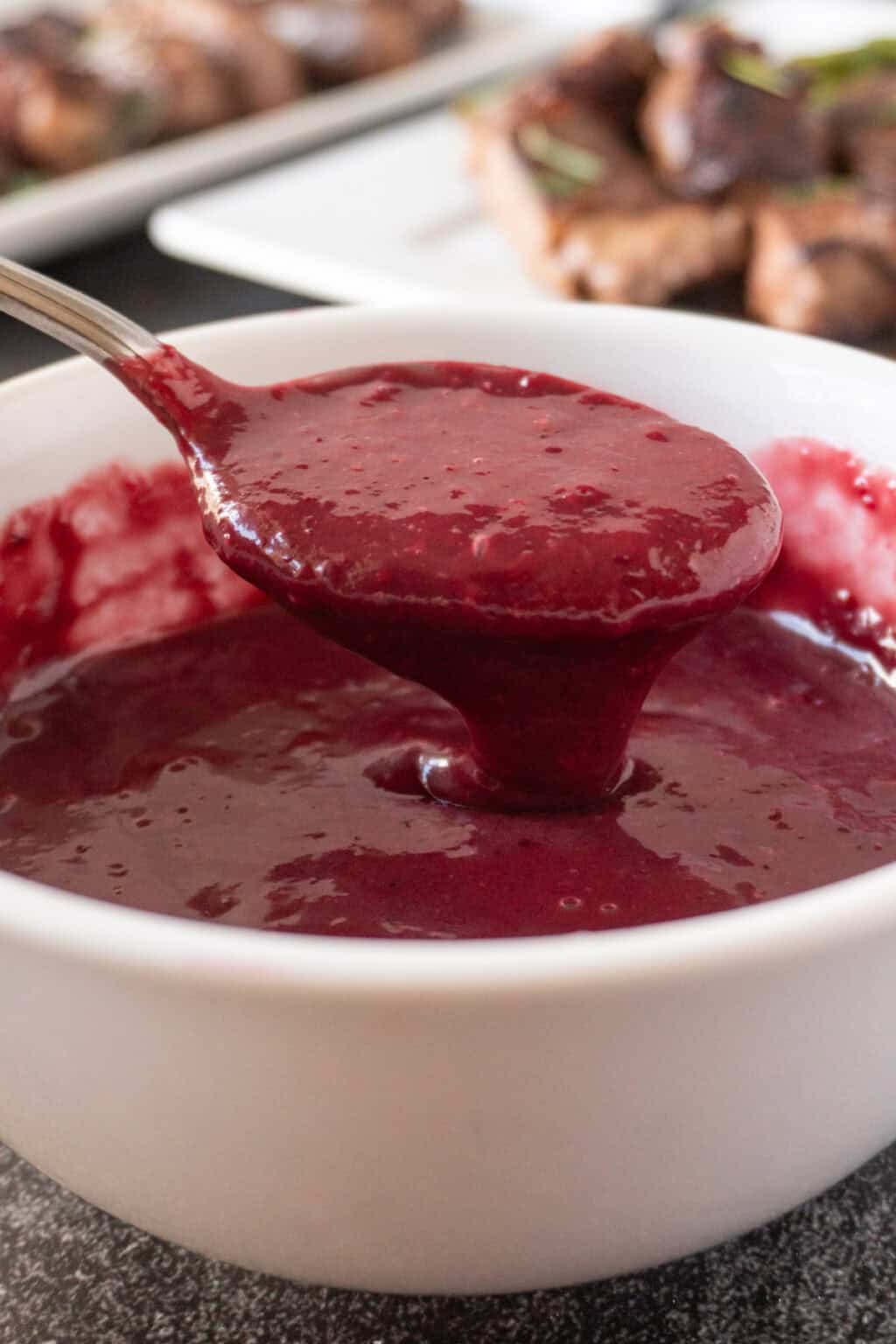 Filet Medallions with Blackberry Sauce • A Table Full Of Joy