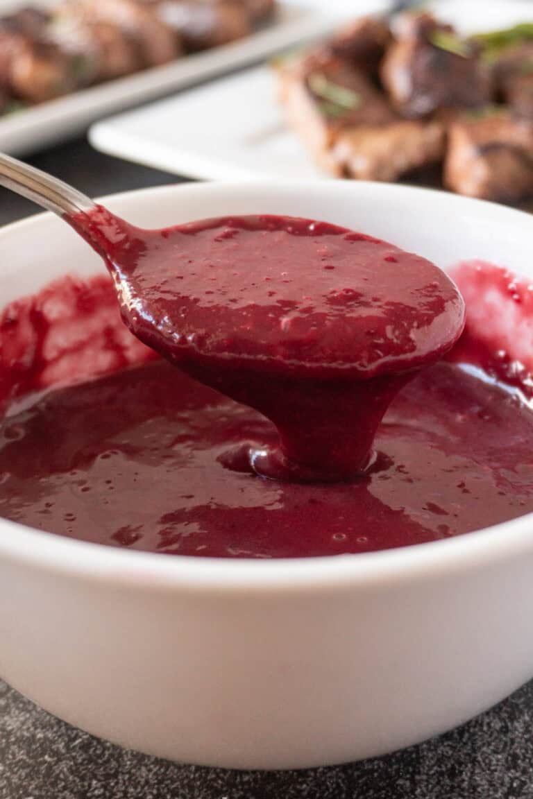 Filet Medallions with Blackberry Sauce • A Table Full Of Joy