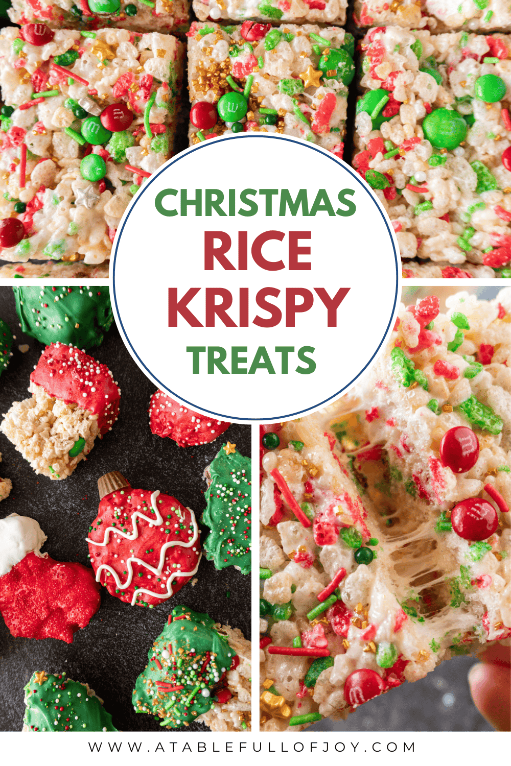 Easy Christmas Rice Krispie Treats - Shapes or Dipped Too!